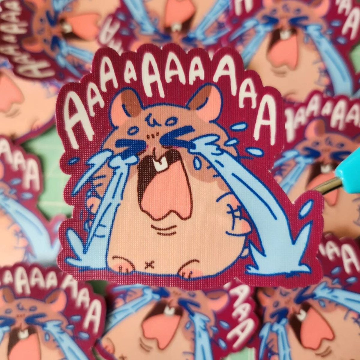 AAAA hamster Sticker | soupjyam