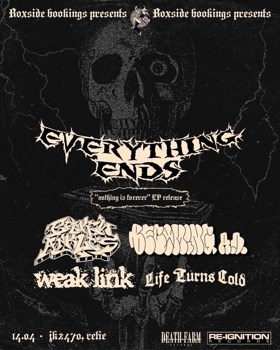 Nothing is Forever - EP Release | BOXSIDE BOOKINGS