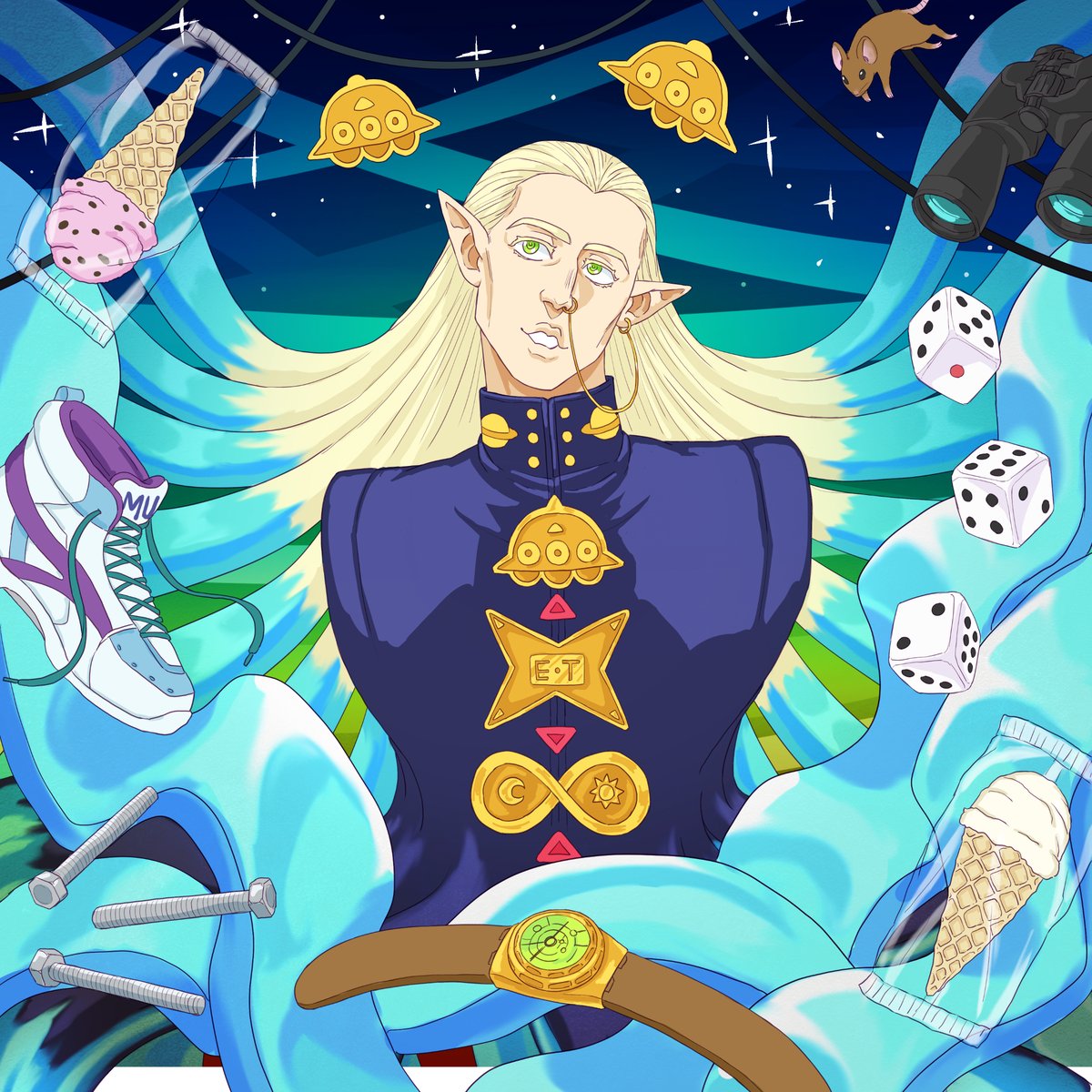 JJBA pt4 assorted prints (1/2) | rhoda-pomelo