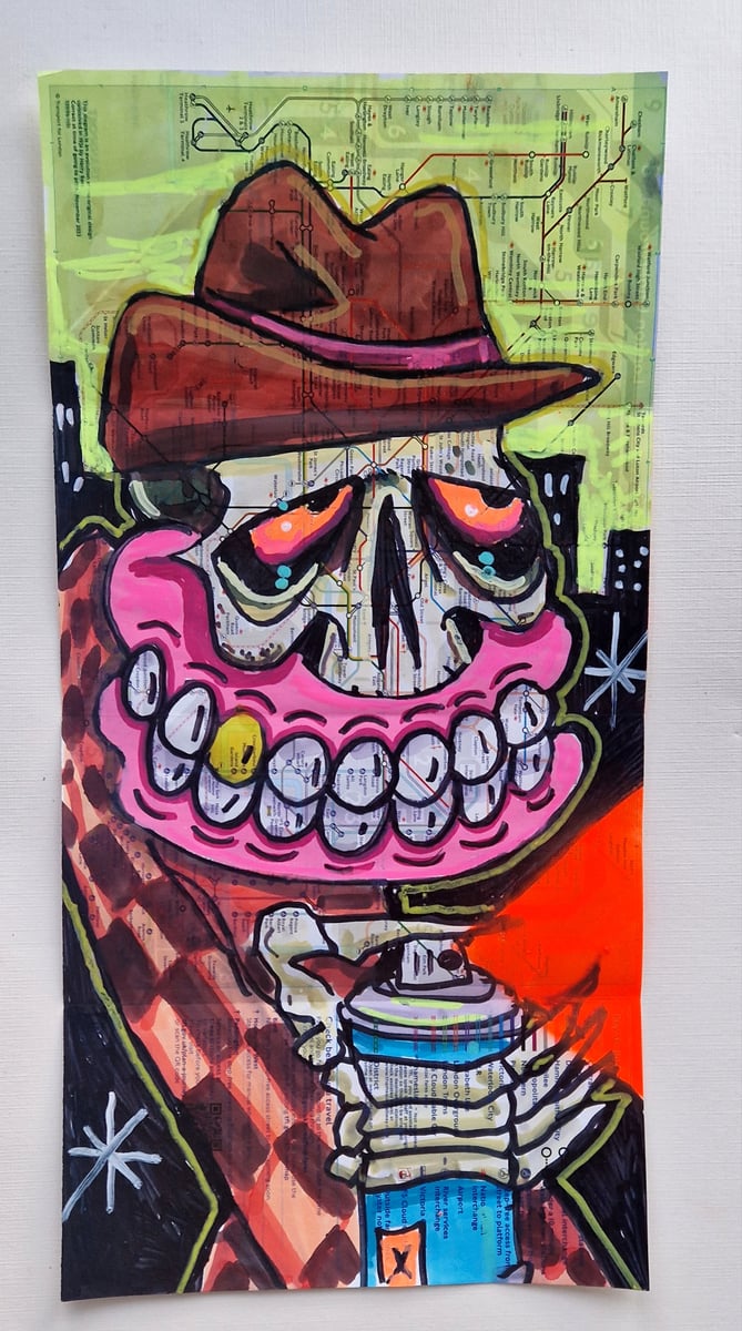 Check up London Souvenir Tube map | sweet toof