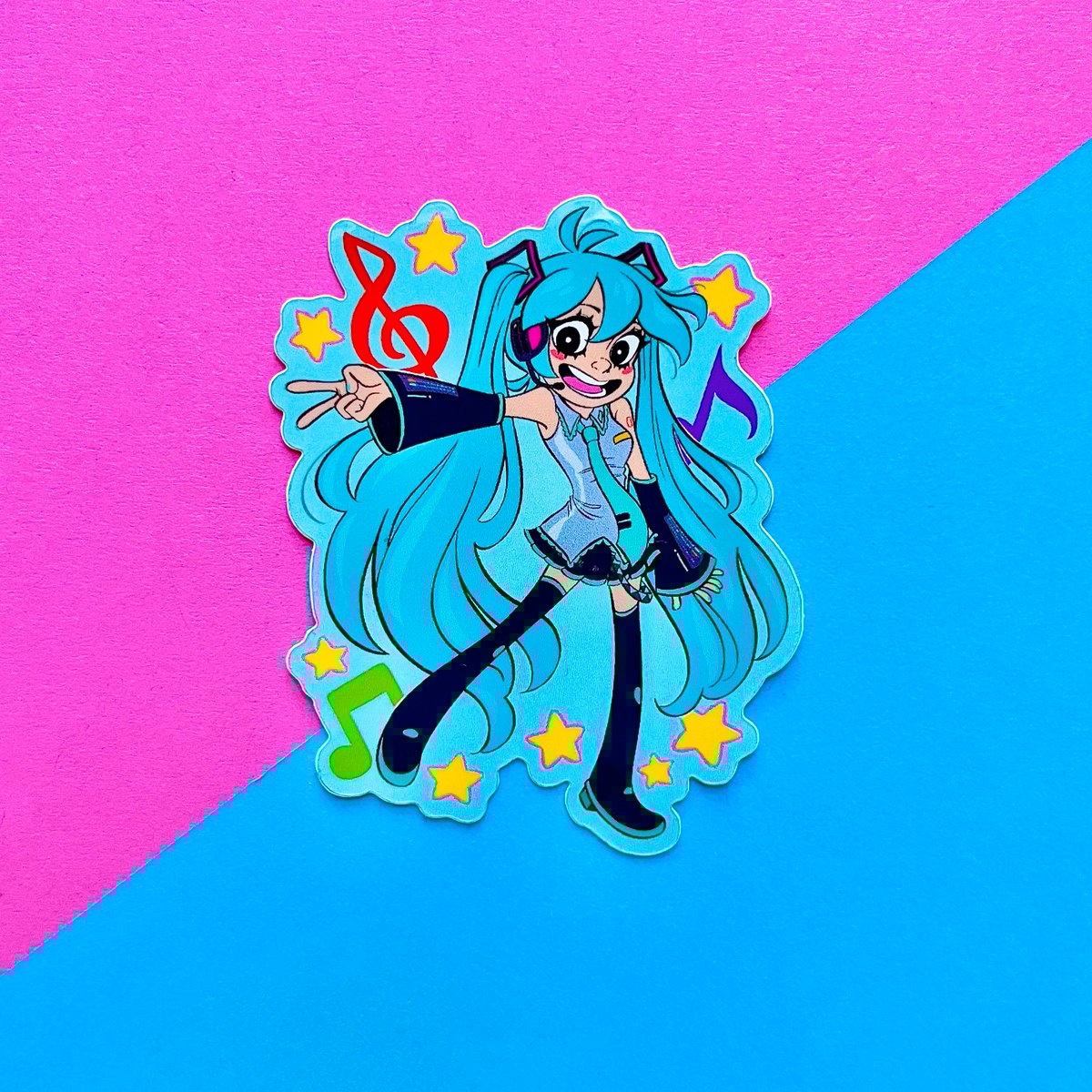 Pop Singer Vinyl Sticker | Lalaineartgeek