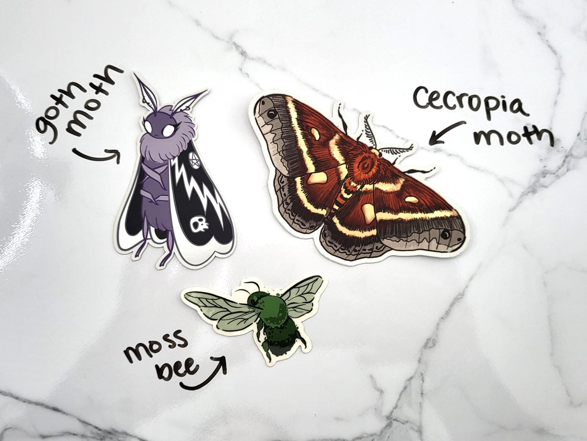 Entomology Stickers! | MorbidArtisan