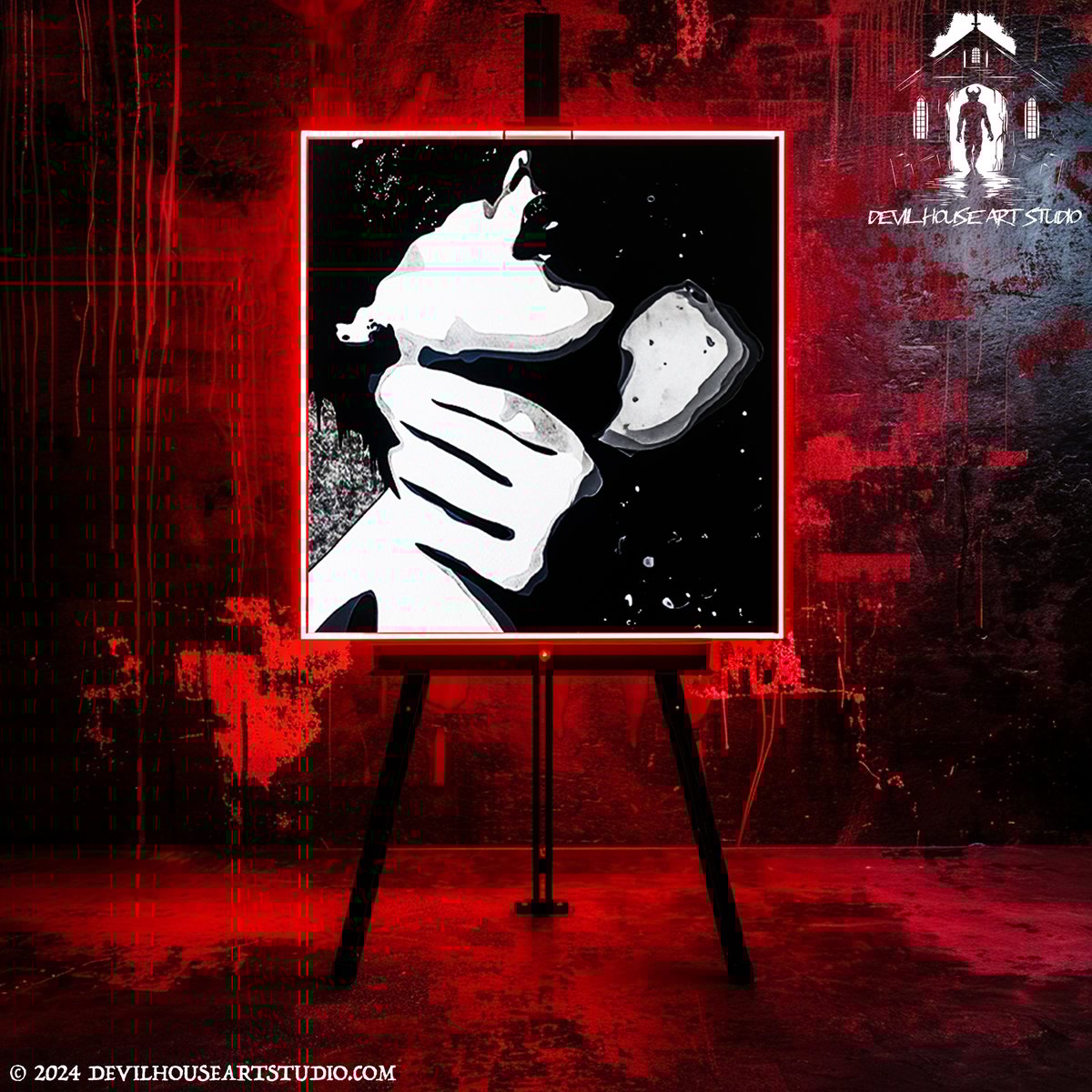 Professionally Hand Painted Canvases | Devil House Art Studio