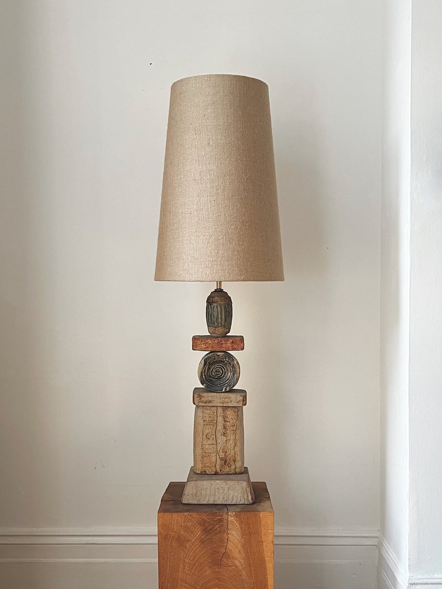 Bernard Rooke Ceramic Table Totem Lamp | Matt Mitchell