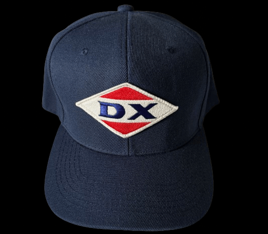Classic DX patch snapback hat. | The Outsiders House Museum