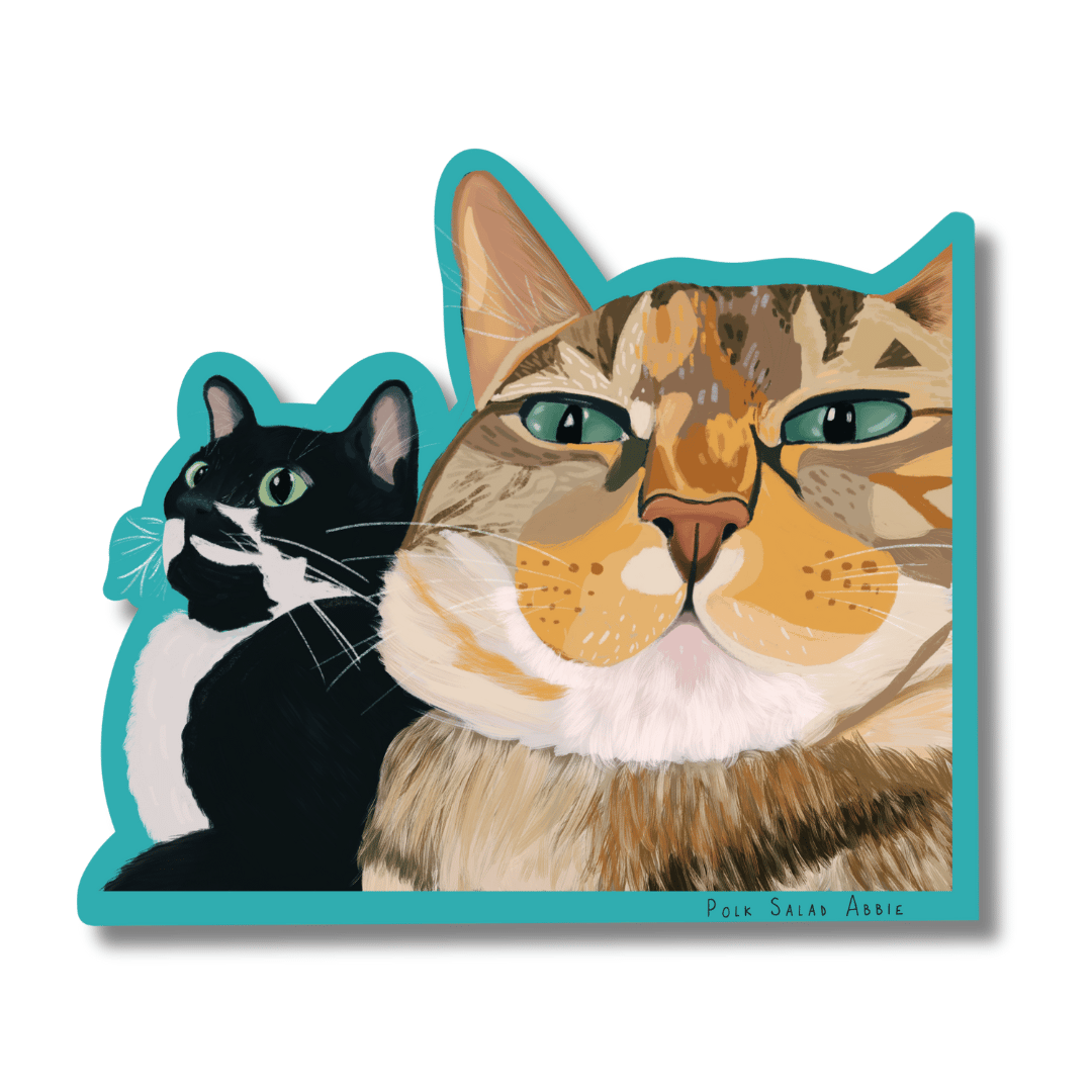 Cool Cats Sticker | Polk Salad Abbie