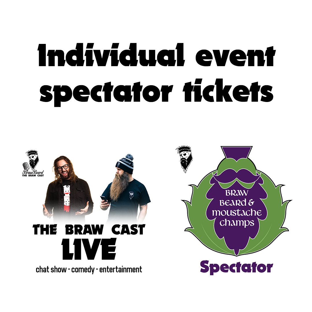 The Braw Beard and Moustache Championships — 1 DAY - Spectator Tickets