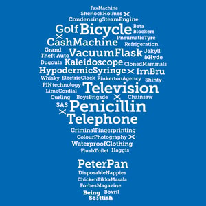 Scottish Inventions A3 print | Being Scottish