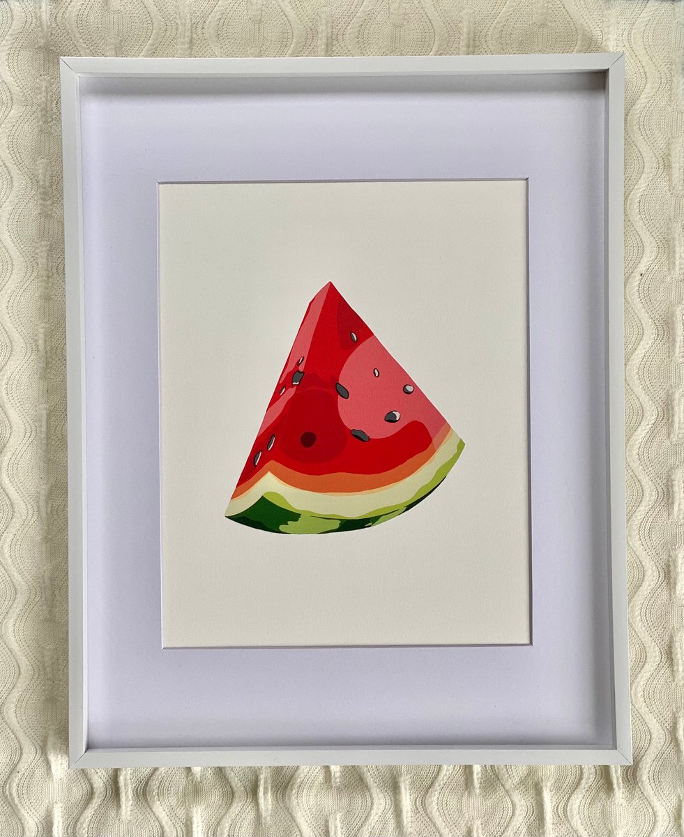 Watermelon Print | Just Peachy Illustration