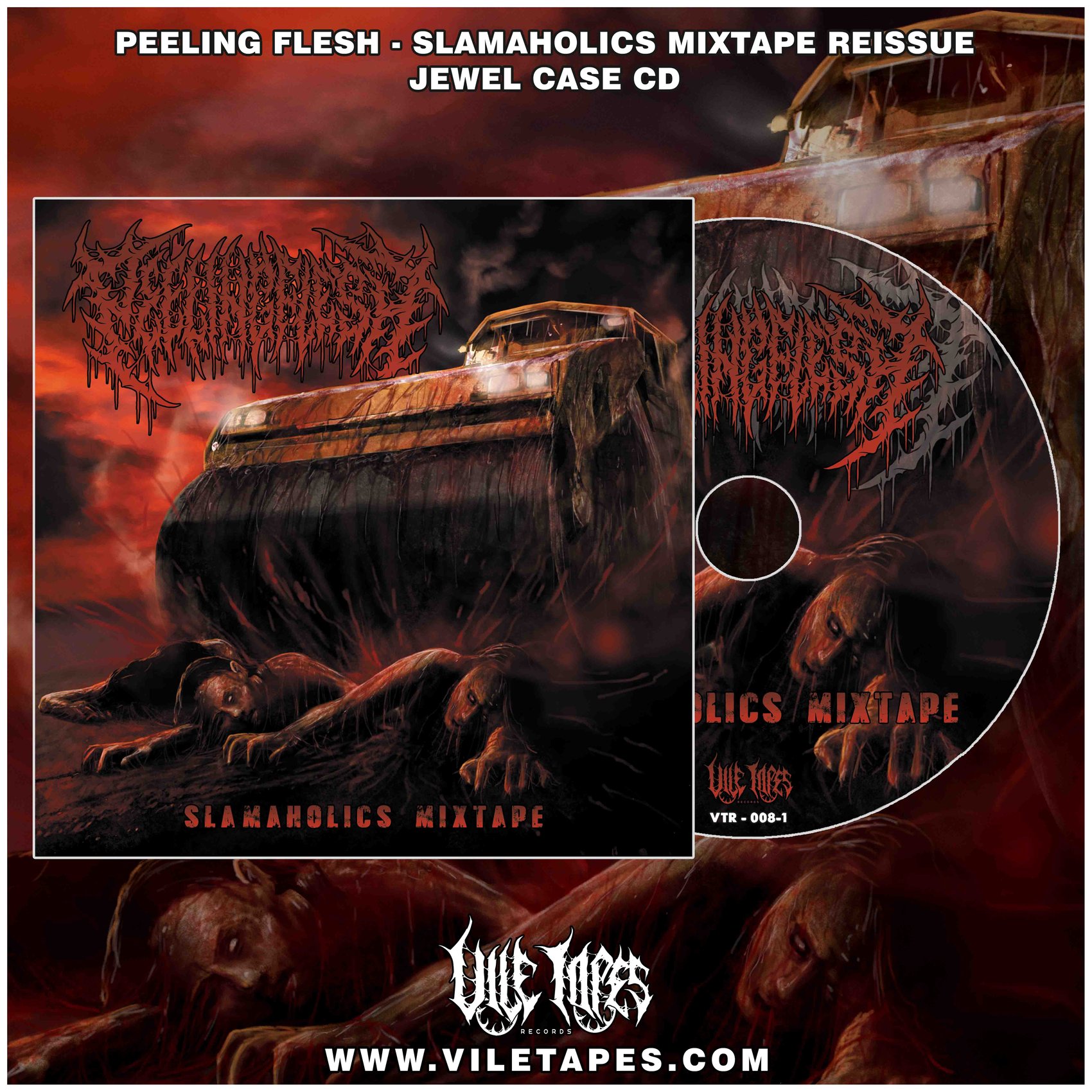 PEELING FLESH - SLAMAHOLICS MIXTAPE (REISSUE) [CD] | viletapesrecords