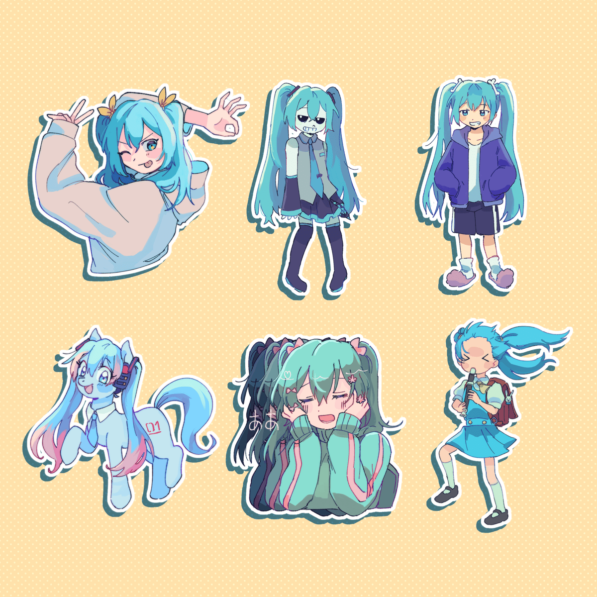 Miku Stickers | KiraChune