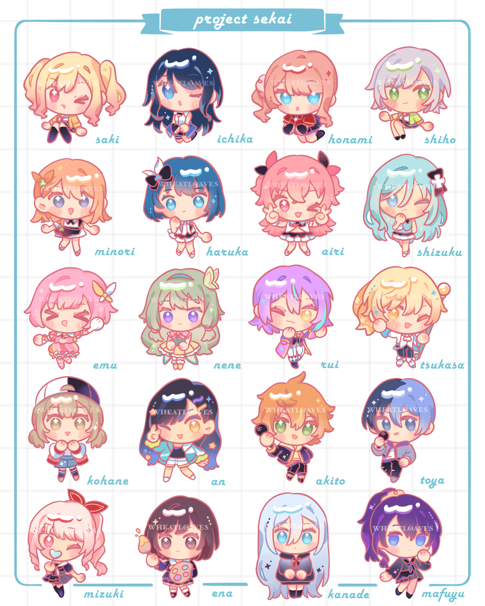 Project Sekai Stickers | Wheatloaves