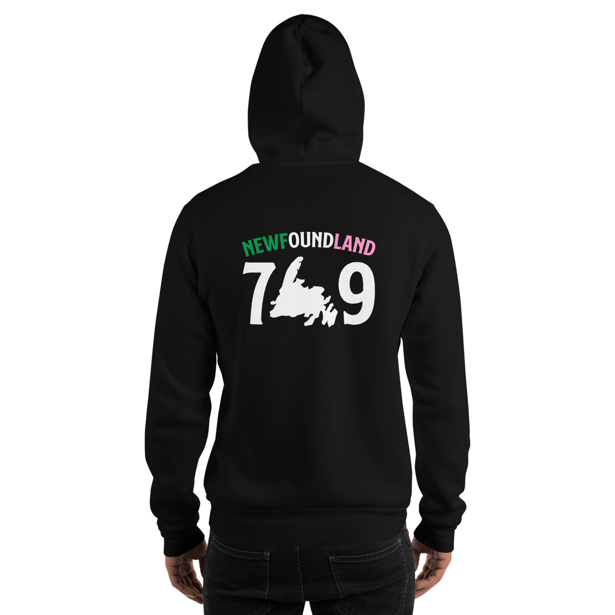 Unisex Hoodie Republic of Newfoundland Area Code 709 | Hardticket.ca