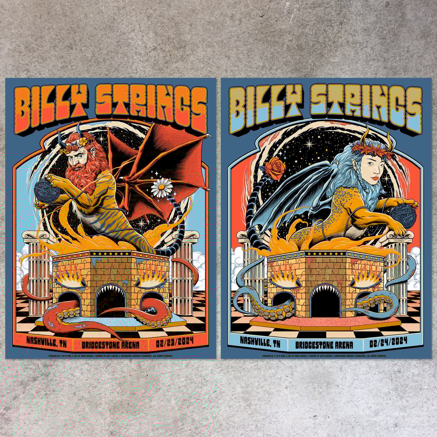 F4D Studios — Billy Strings Nashville Posters