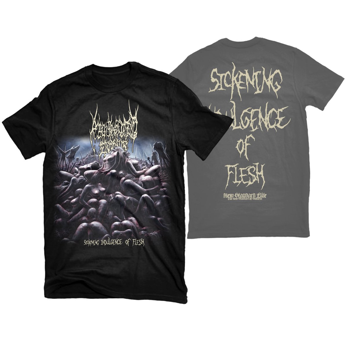 New Standard Elite — REGURGITATED ENTRAILS "SICKENING INDULGENCE" T-SHIRT