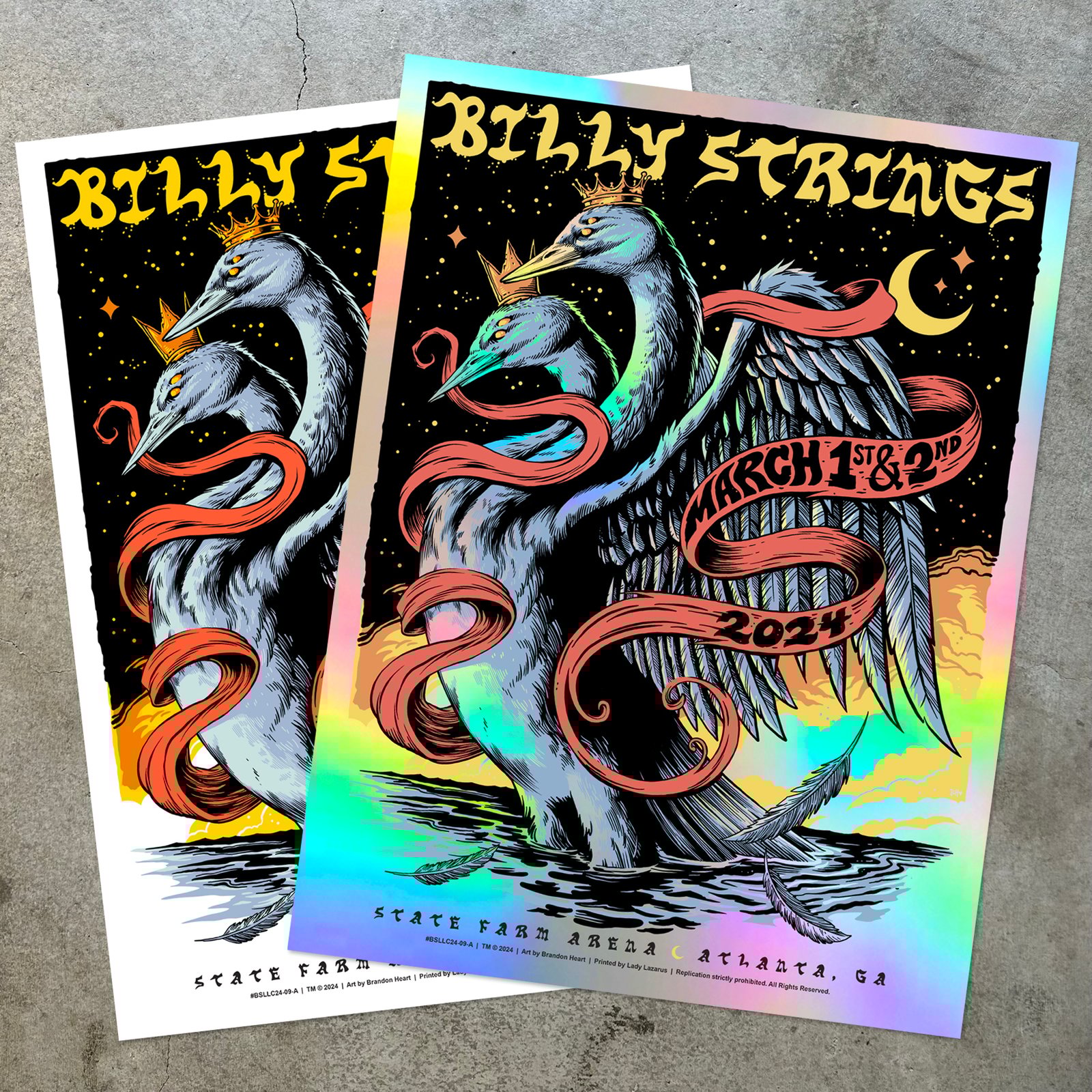 F4D Studios — Billy Strings Atlanta Posters