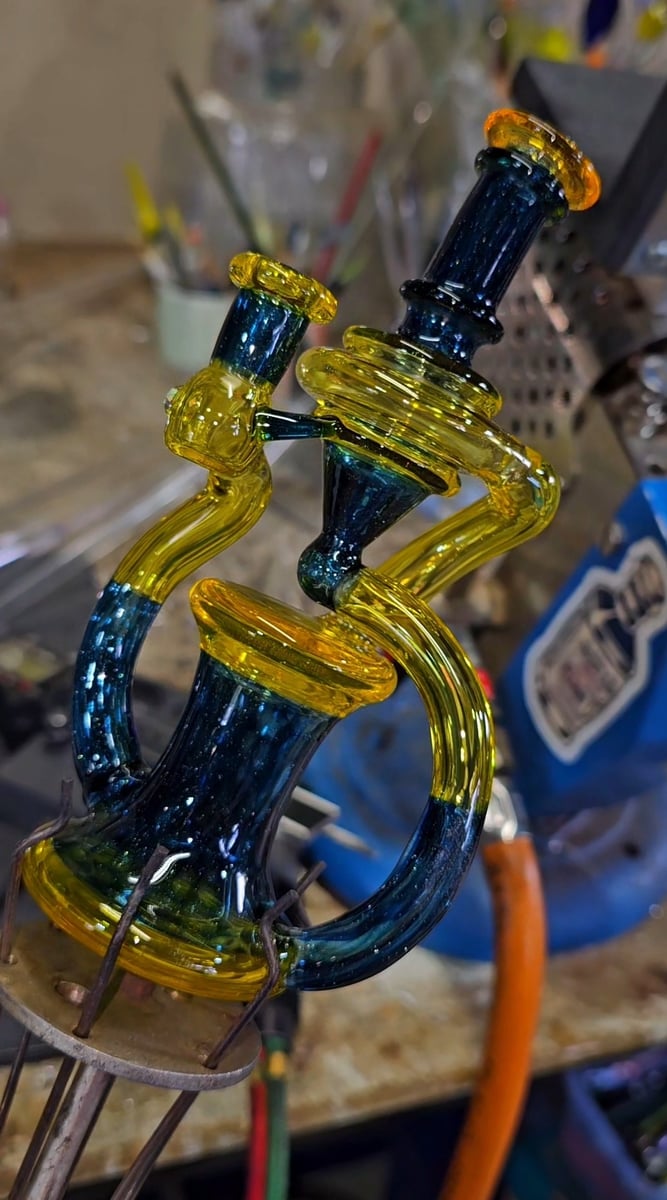 Honeycomb Floater | Brandi Main Glass