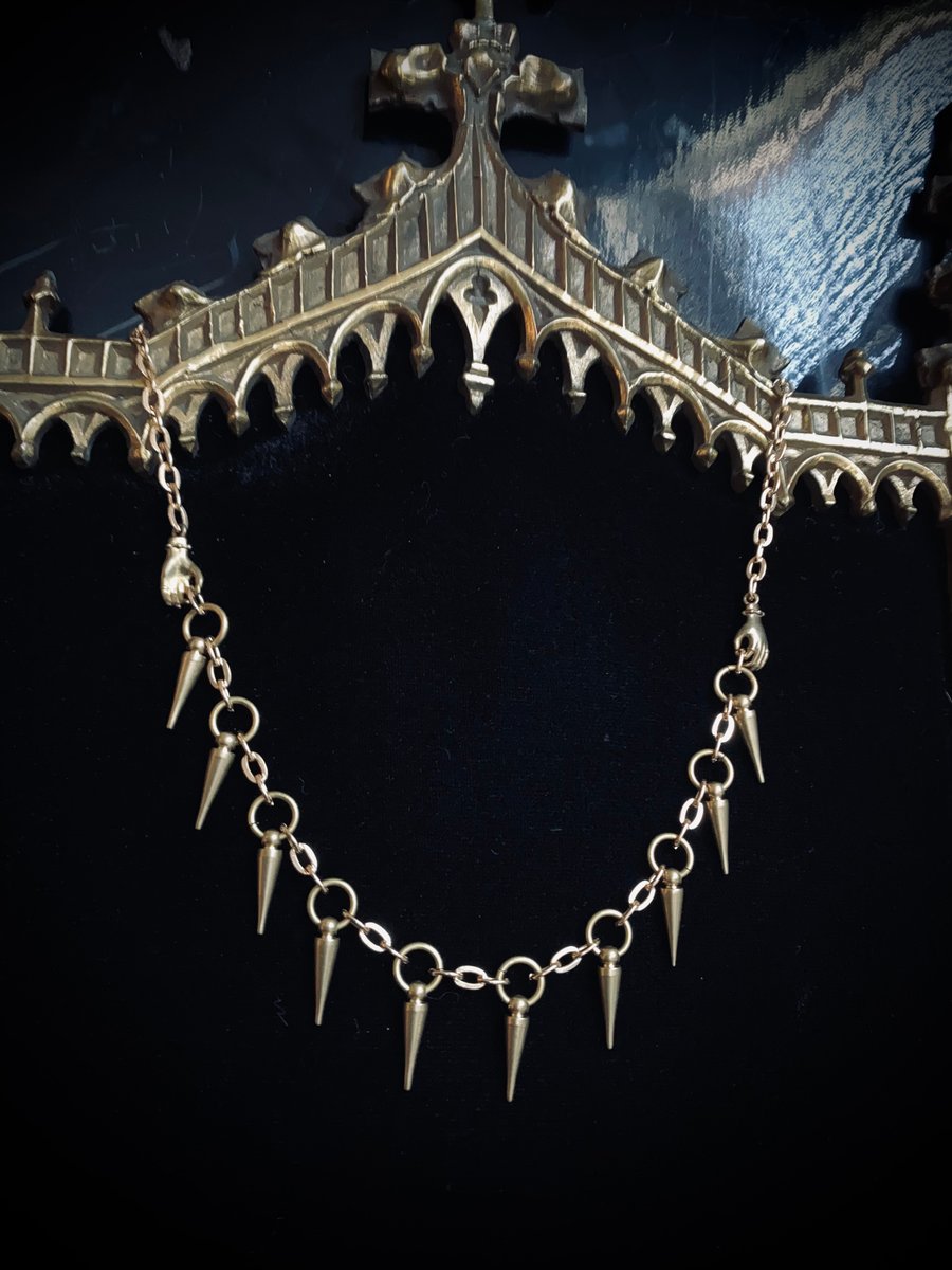 thorns necklace | Goth God Cult
