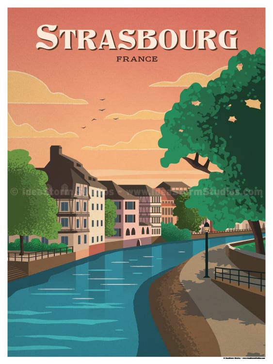 IdeaStorm Studio Store — Strasbourg Poster