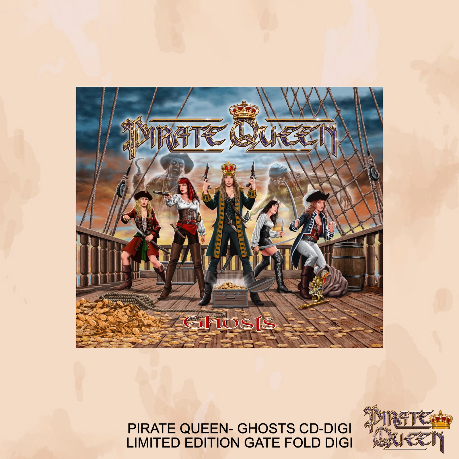 Pirate Queen - Ghosts (Limited CD Digi Pack) / Despotz Records