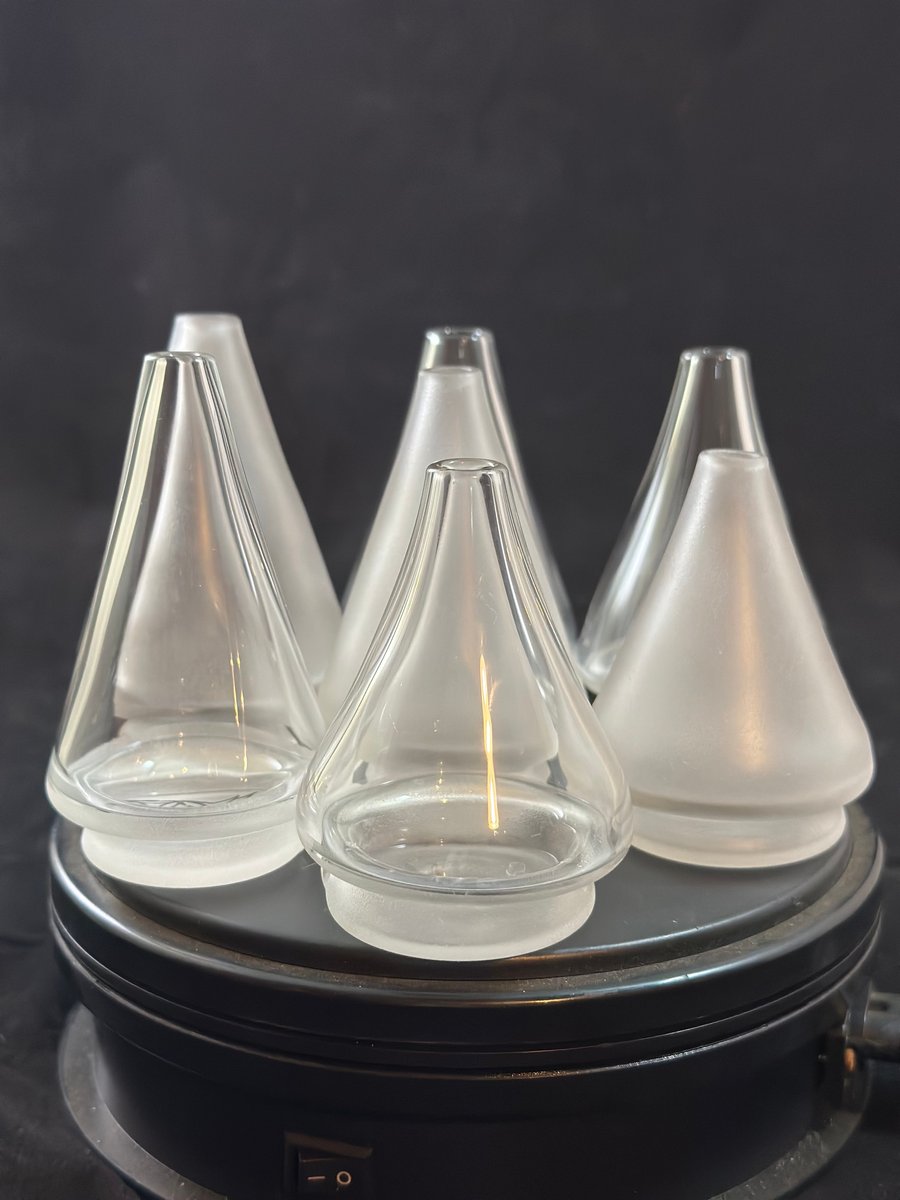Dry Peak Attachment Clear/Frosted | Pippen Pippenger Glass LLC