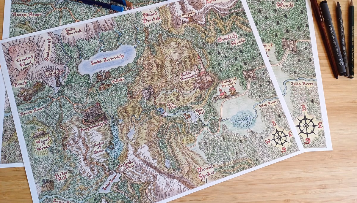 Map of Barovia (Large) | Bard's Workshop