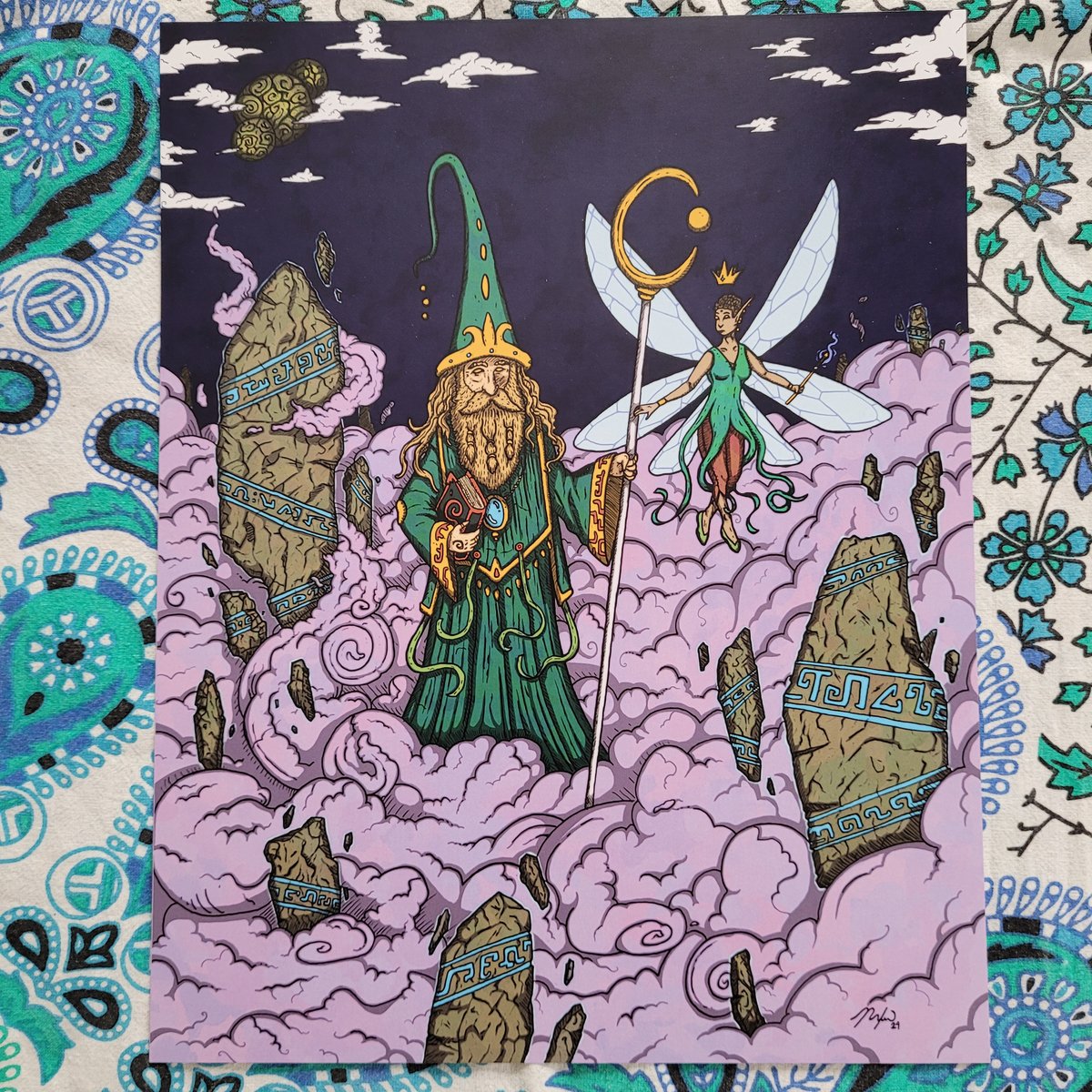 The Wandering Wizard - Limited edition print | Red Leaf Shop