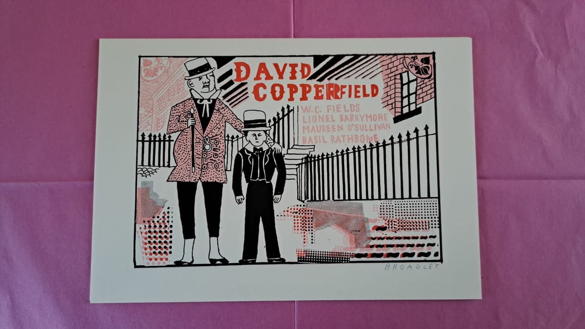 A4 RISO PRINT - David Copperfield | John Broadley