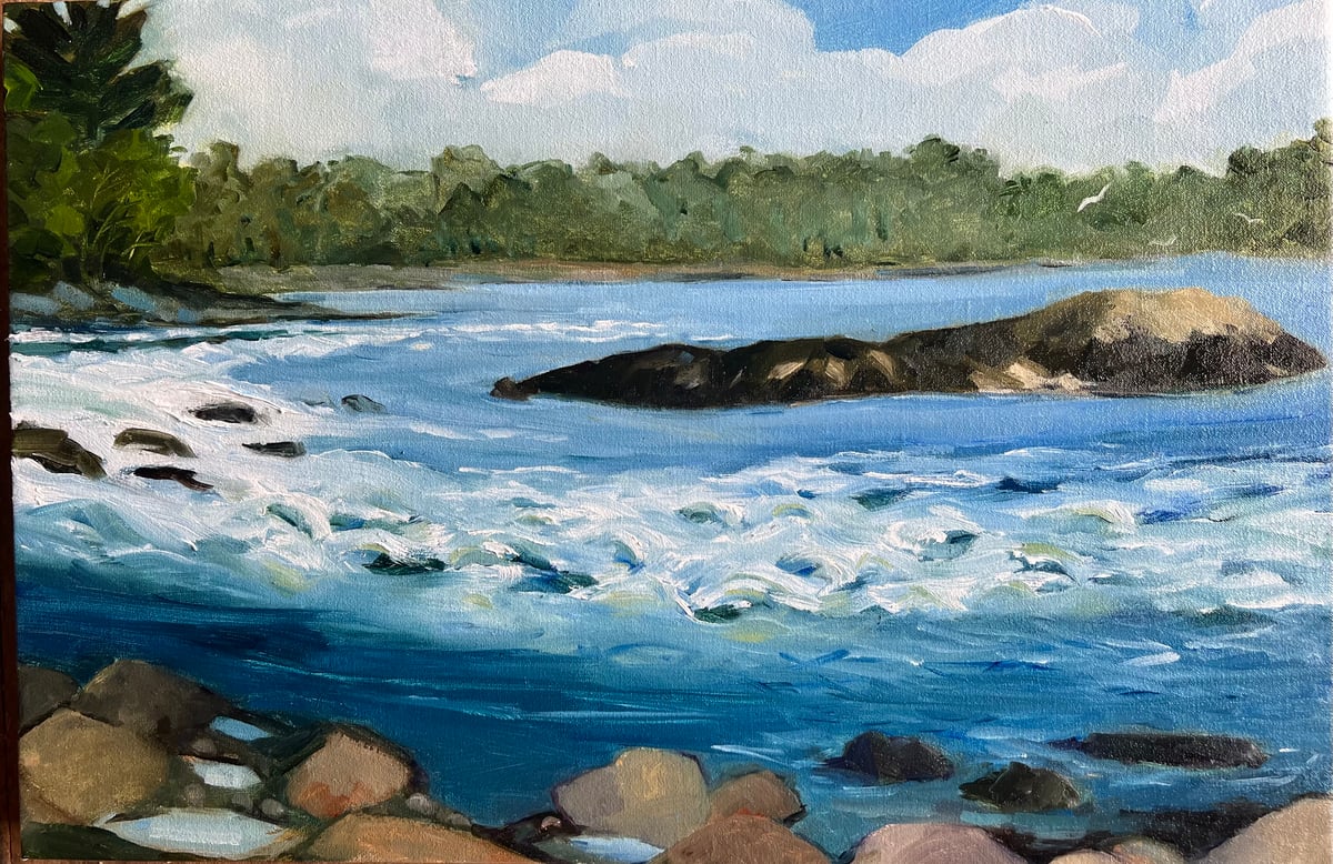 Tidal Falls | Moisepaintings