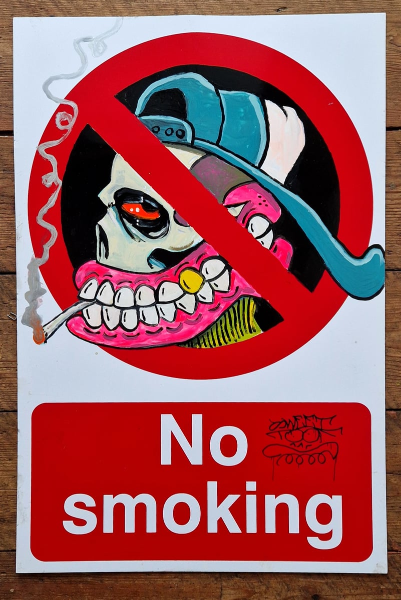 No Smoking. (Large Sign) | sweet toof