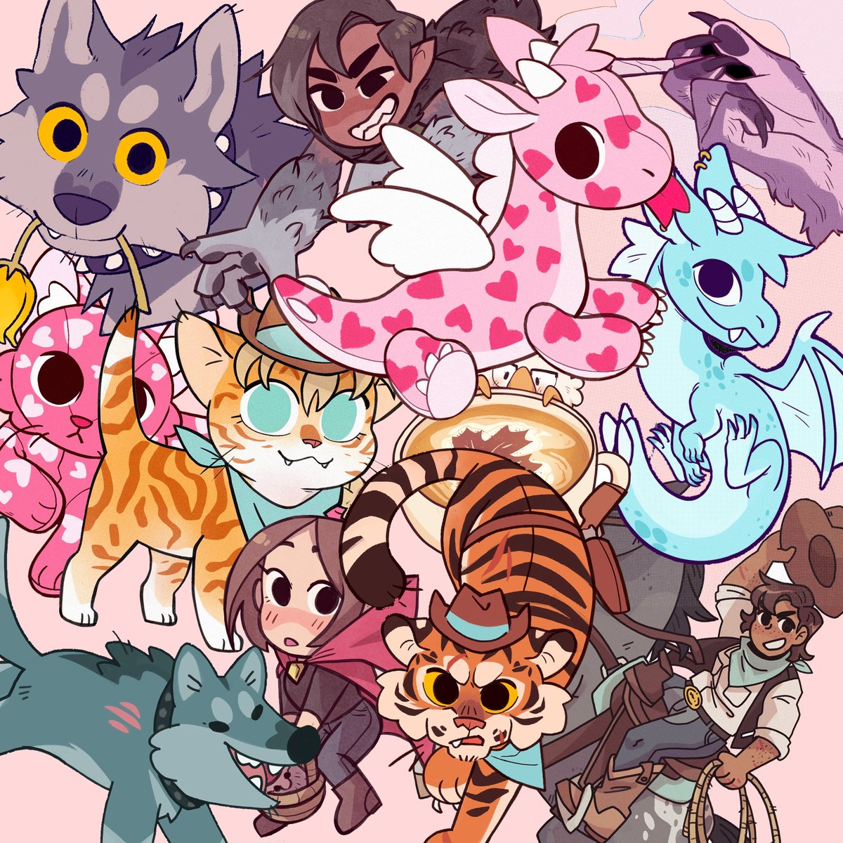 Mystery Patreon Stickers | Fawnduu