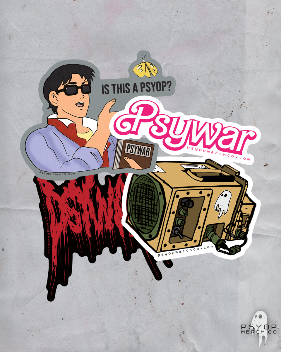 Stickers | PSYOP Merch Co