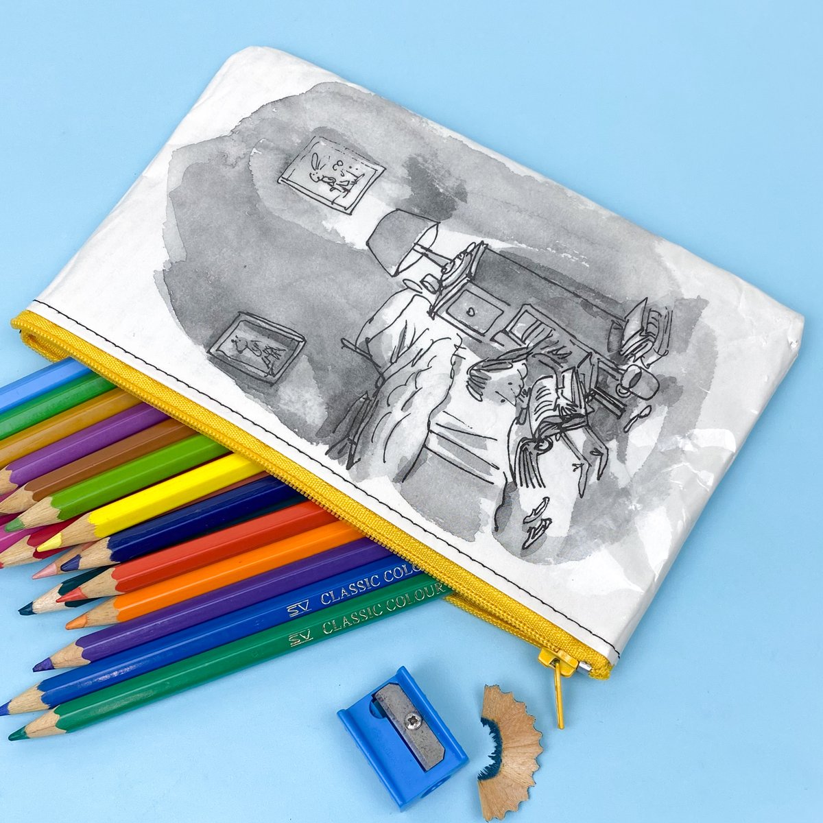Matilda, Roald Dahl Book Page Pencil Case | Geeekalicious