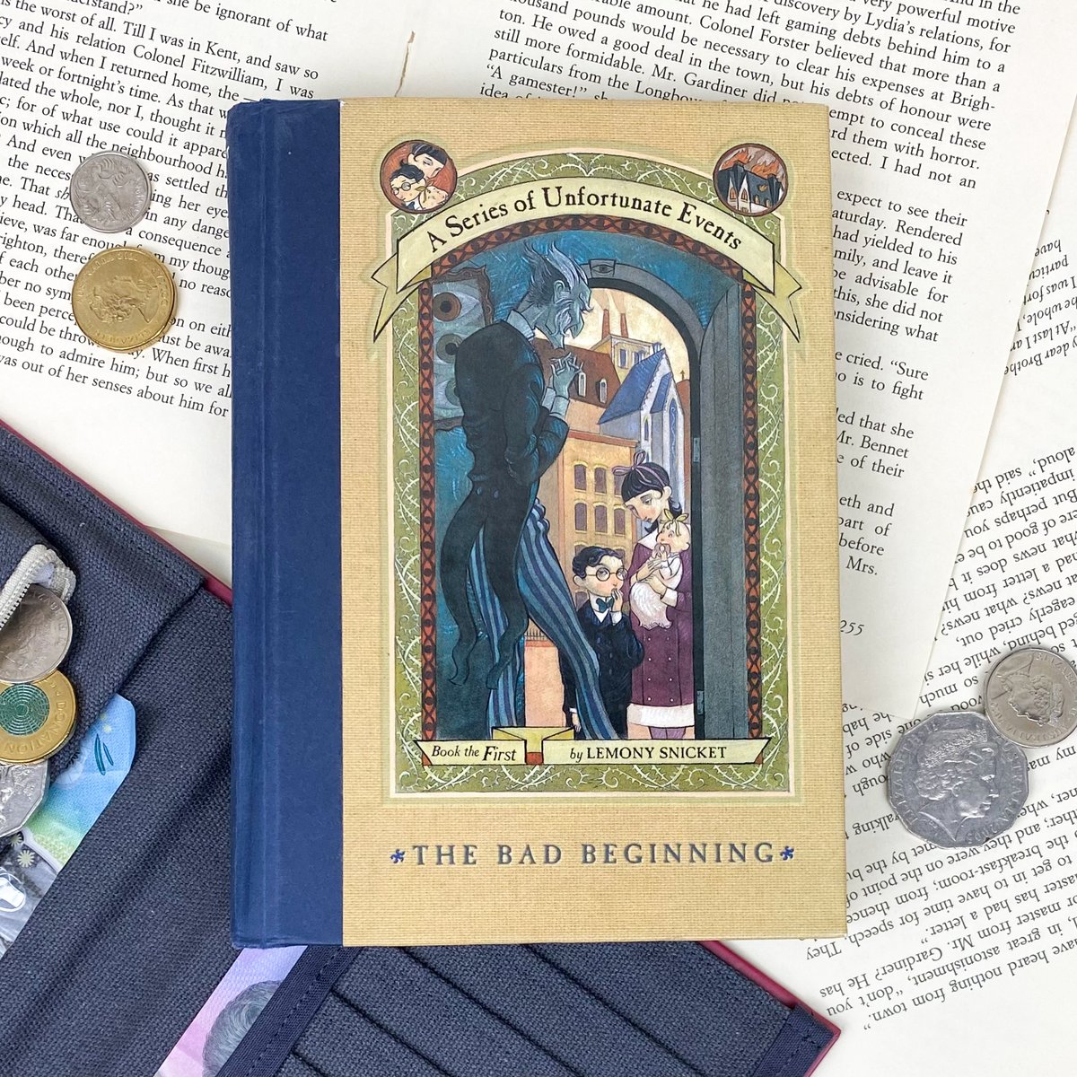 Series of Unfortunate Events: The Bad Beginning Book Wallet, Lemony ...