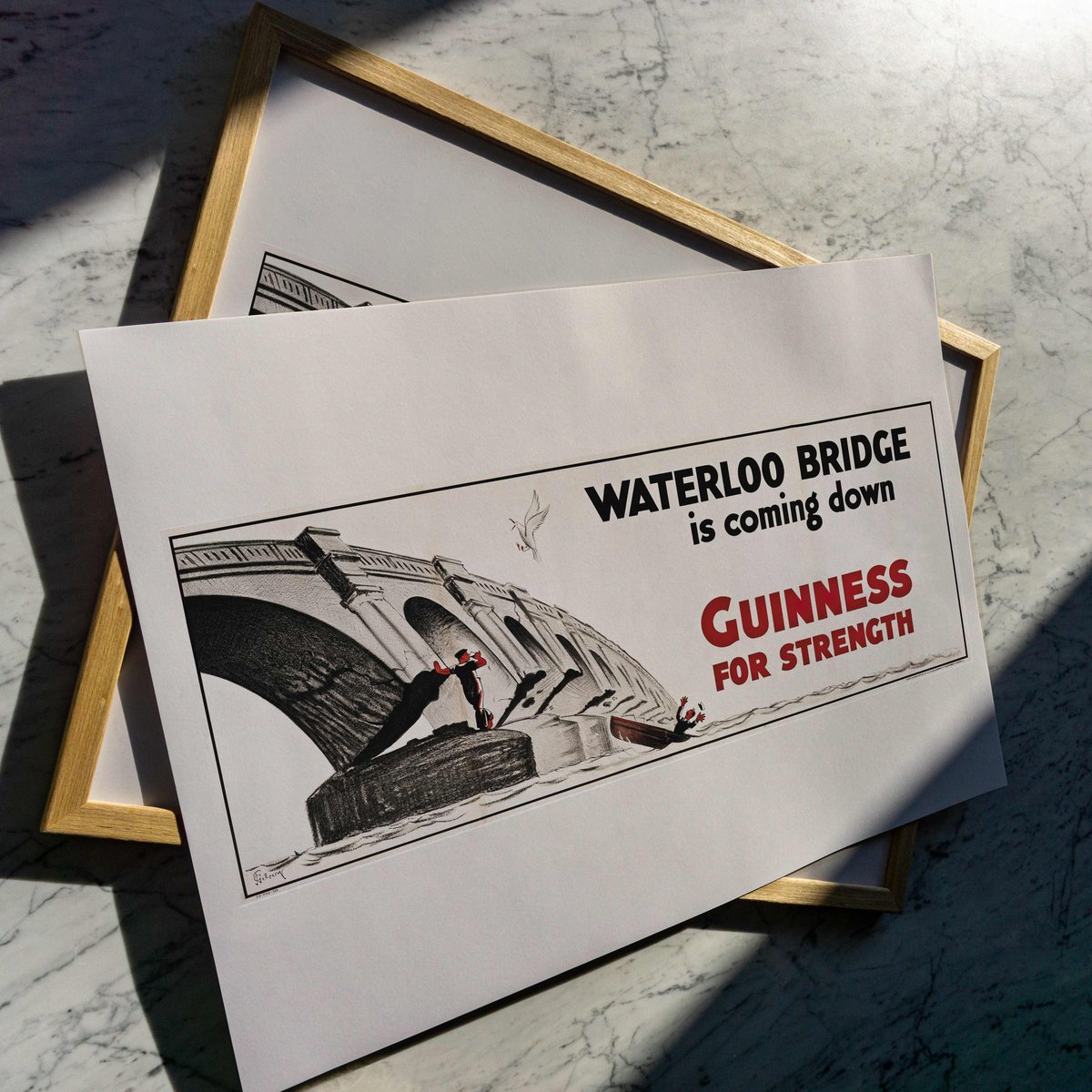 Guinness for Strength - Waterloo Bridge | John Gilroy 1935 | Drink ...