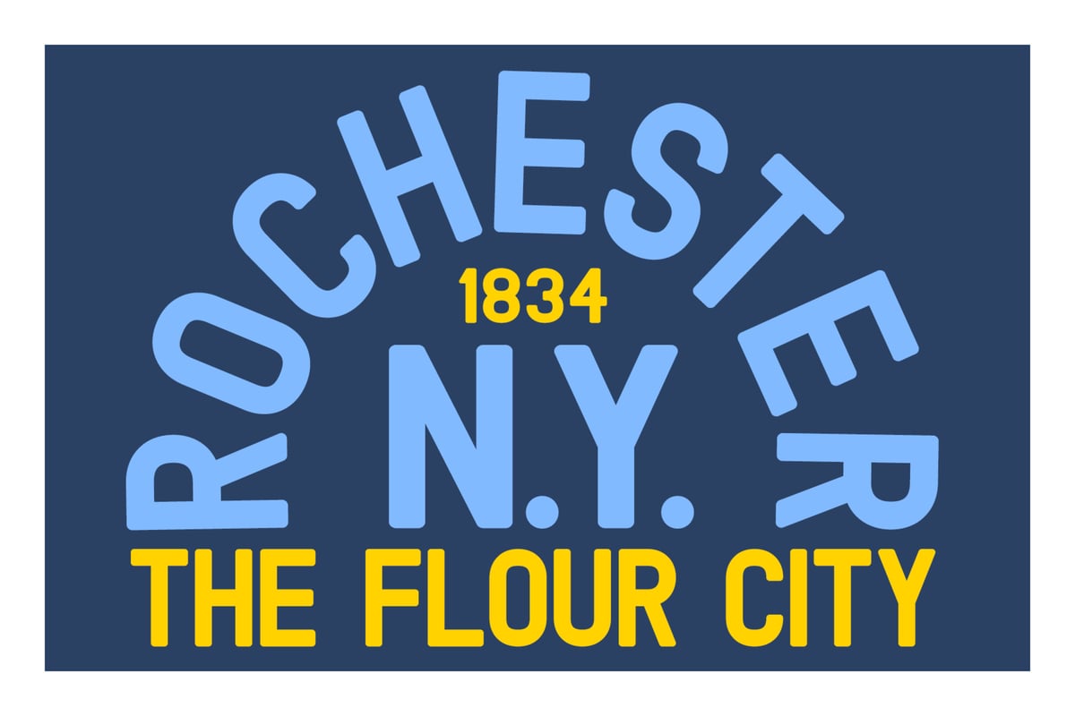 Rochester Flour City Postcard | Dellarious