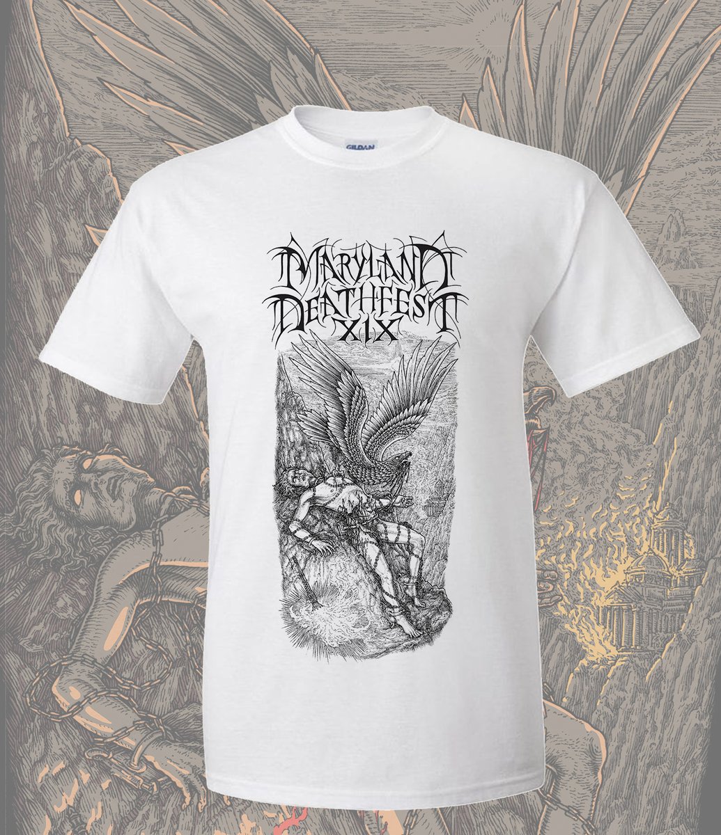 MDF XIX 2024 White T-shirt | Deathfest Merch