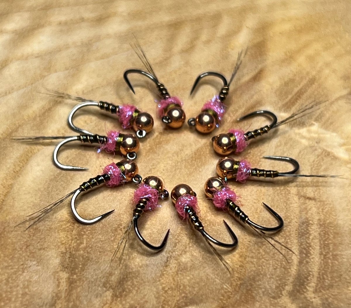 Pink Thread Frenchies | Fleeger’s Flies