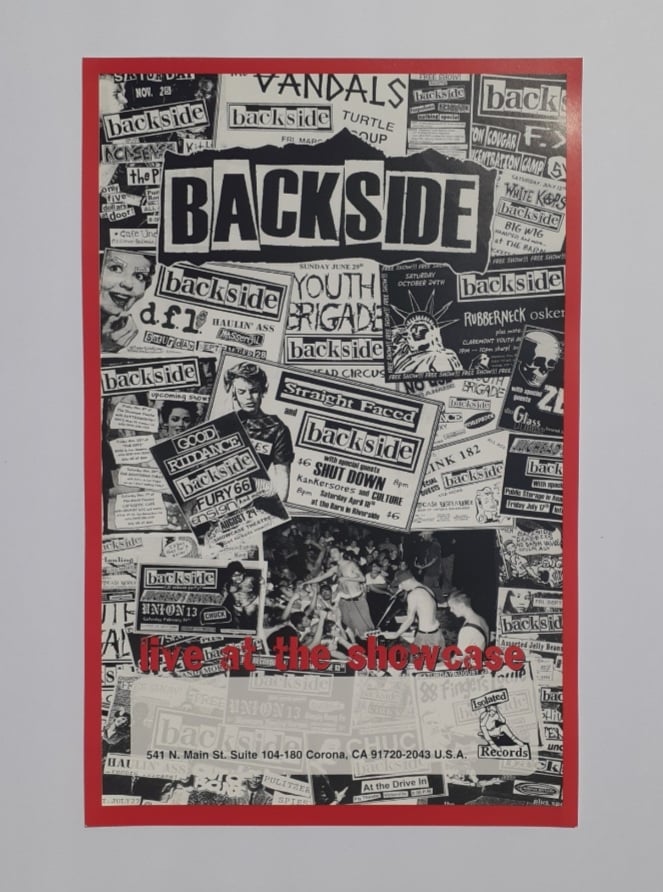 Live at the Showcase Poster | backside official store