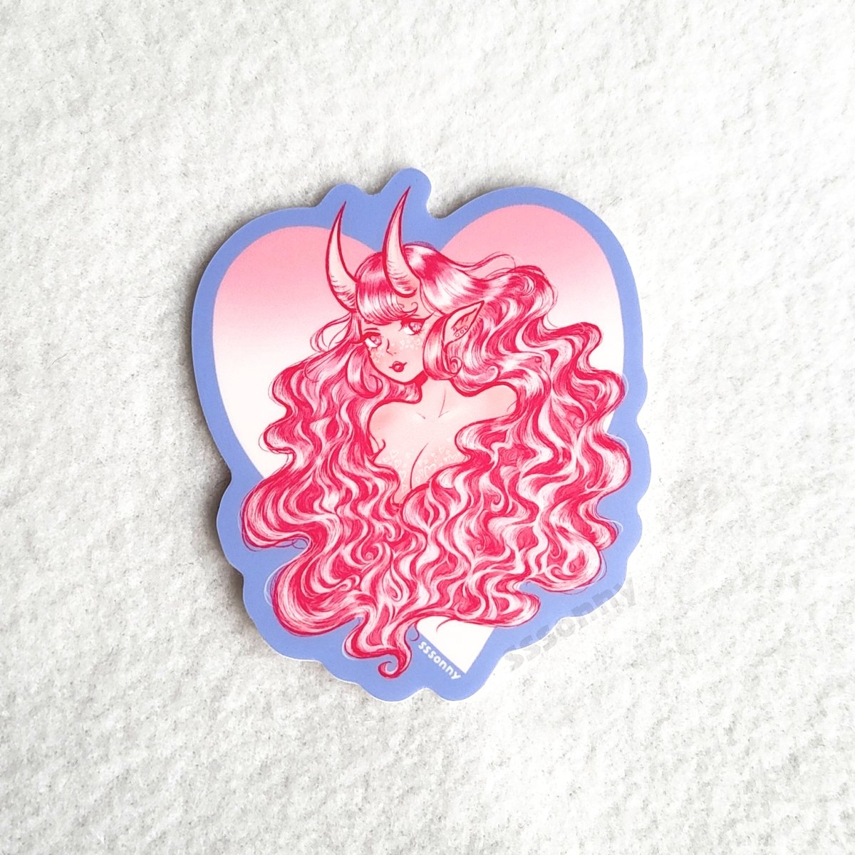 Love Demon Vinyl Sticker | SSSONNY