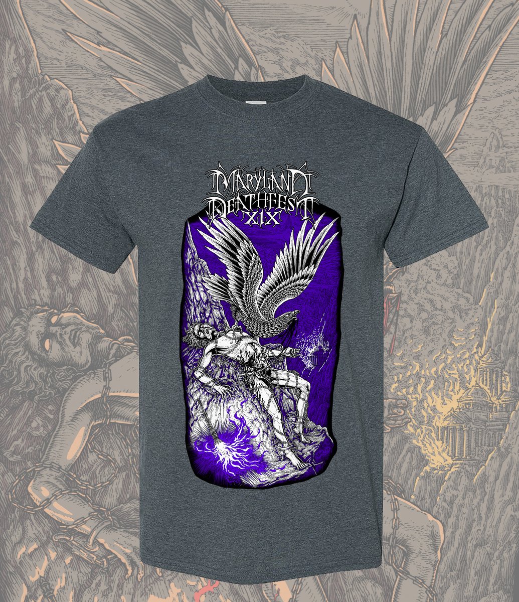 MDF XIX 2024 Gray T-shirt | Deathfest Merch