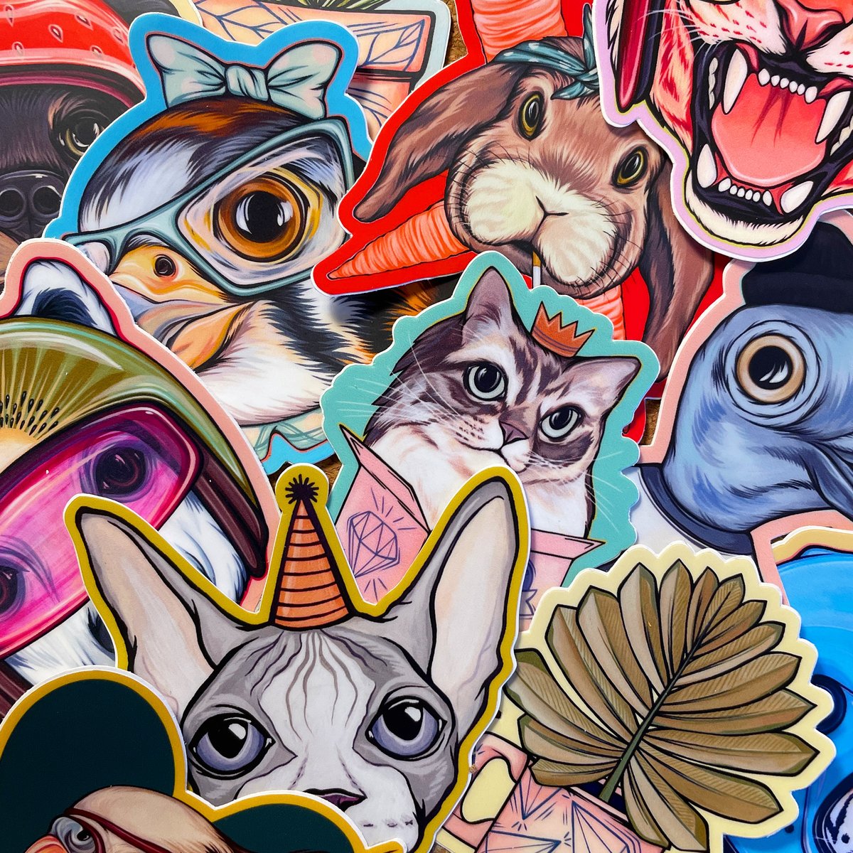 MIXED STICKER PACK // 10 Stickers for 20! | Kaitlin Ziesmer