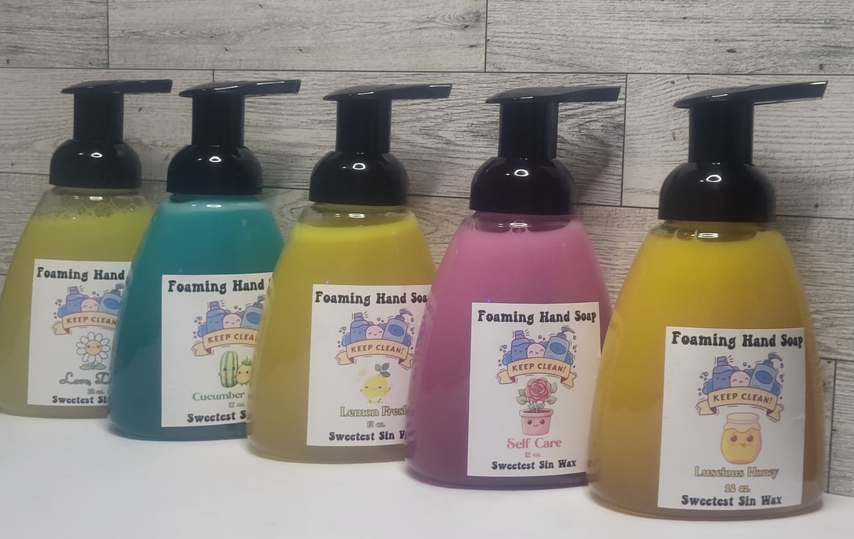 Foaming Hand Soaps | Sweetest Sin Wax Co
