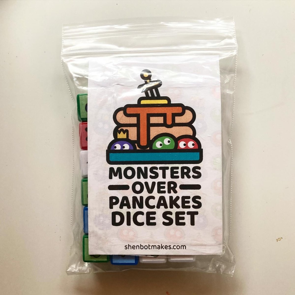 Monsters Over Pancakes Dice Set | Deluxe Playset