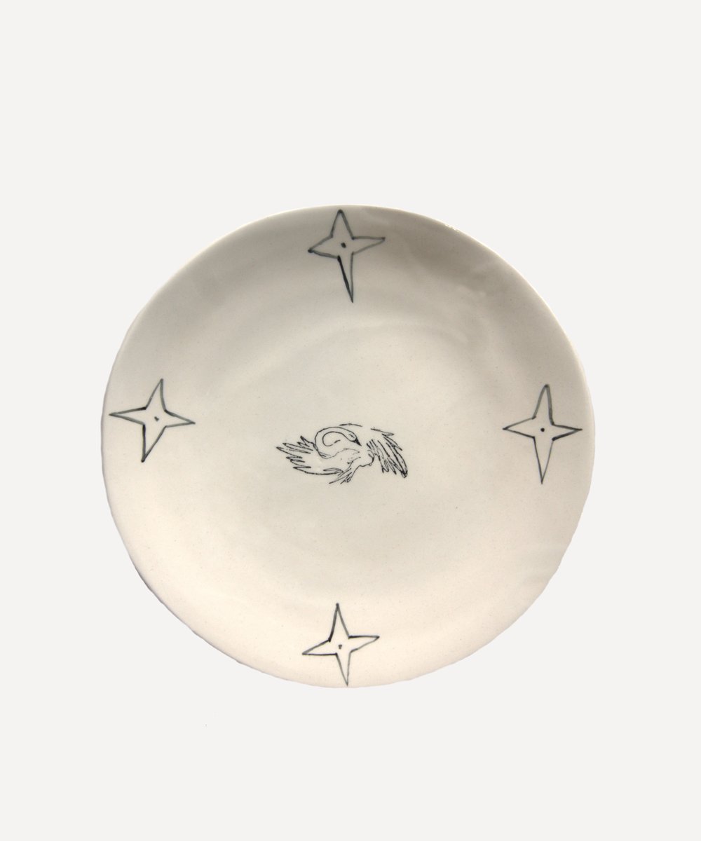 Swan Plate | meredithadamsceramics