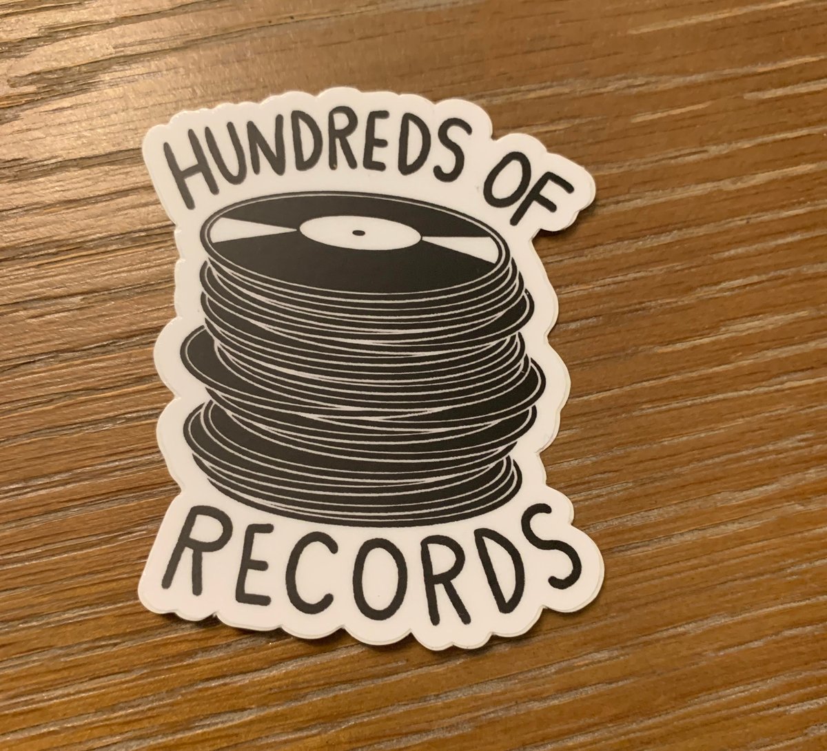 Hundreds of Records Sticker | Jolly Ronnie Records