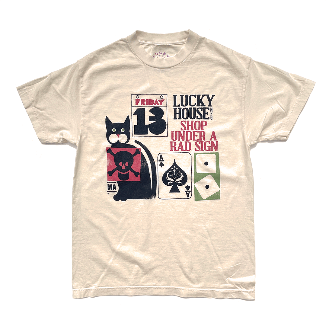 Under A Rad Sign Tee | Lucky House Mfg.