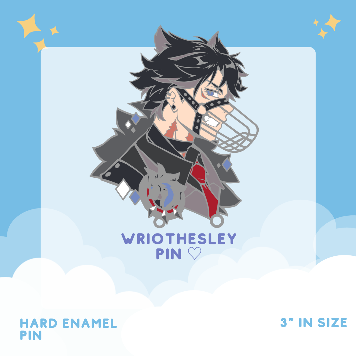 Wriothesley Enamel Pin | Letsfracturethings