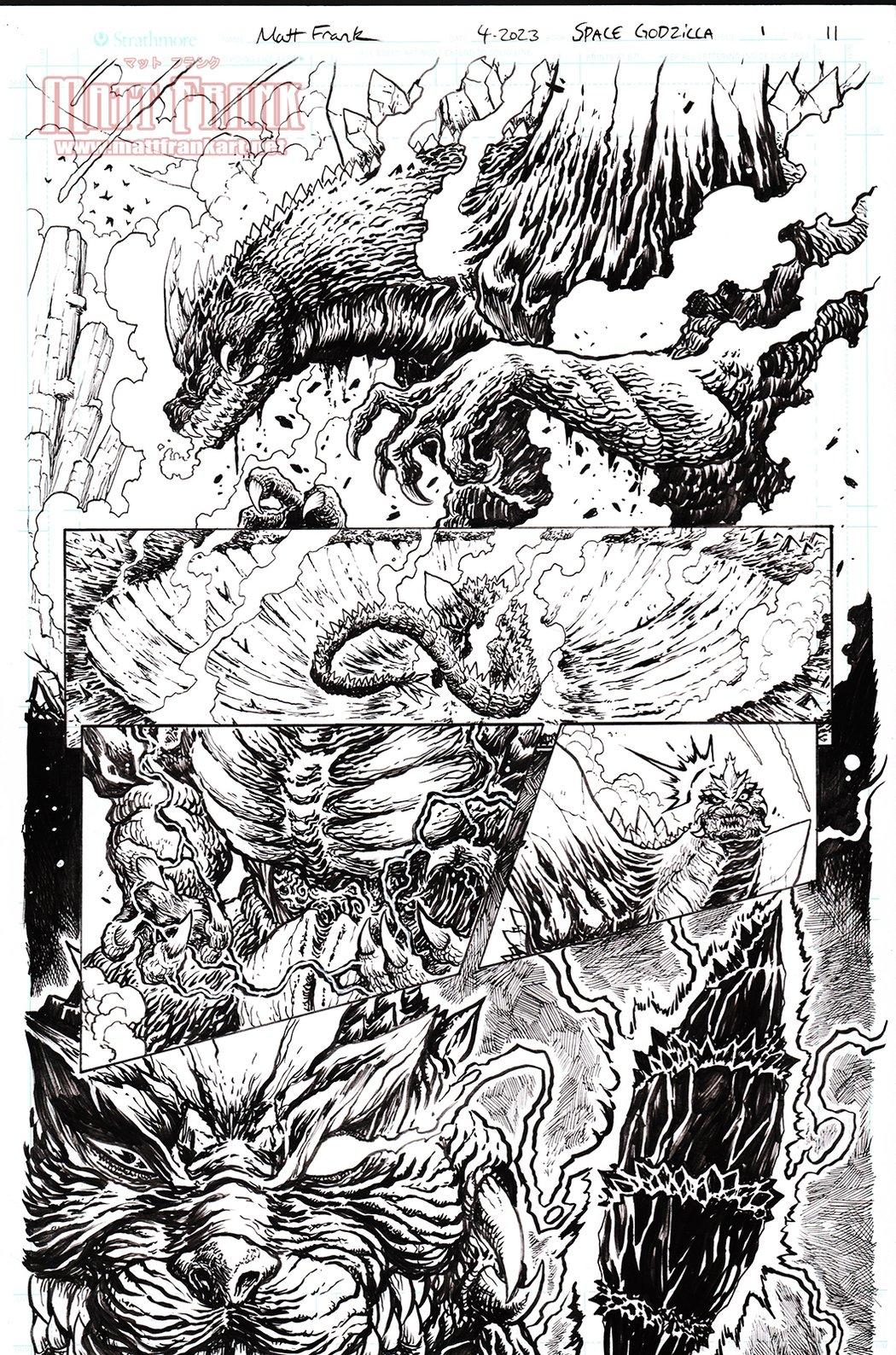 Space Godzilla 1.11 | Matt Frank Art