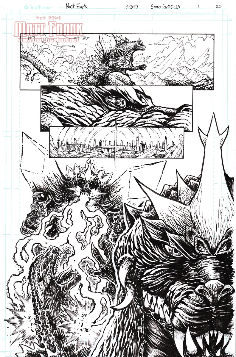 Space Godzilla 1.23 | Matt Frank Art